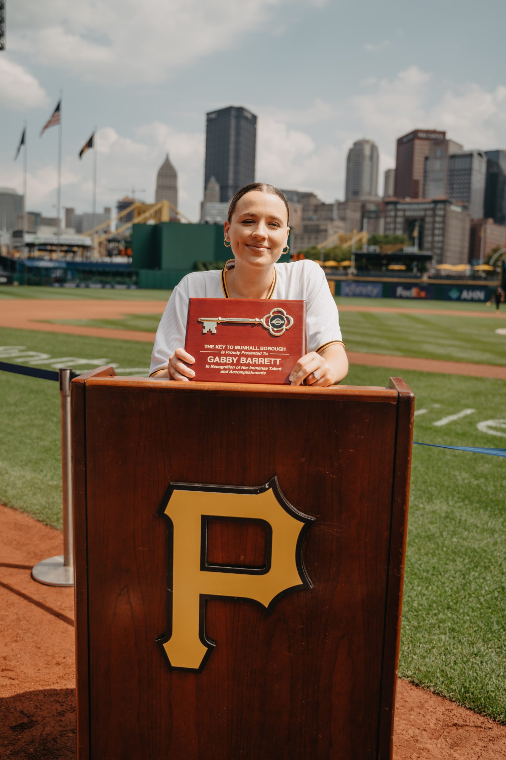 PA NATIVE GABBY BARRETT HONORED AT PNC PARK IN PITTSBURGH | Country Lowdown