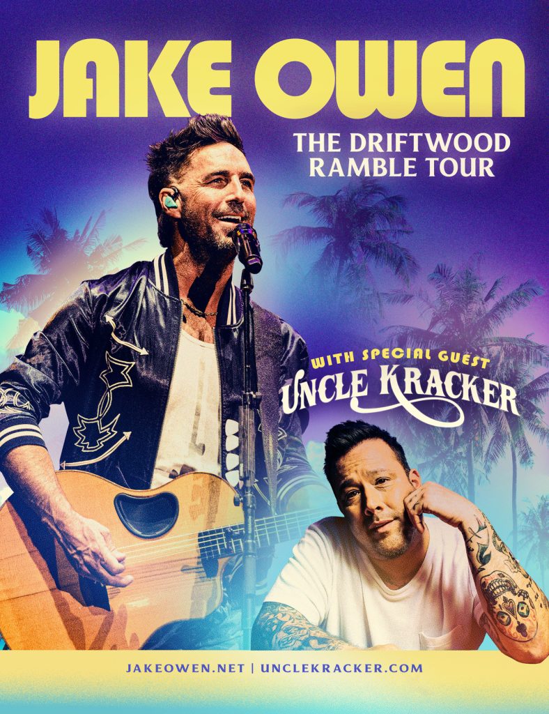 Country Music Superstar Jake Owen Announces – The Driftwood Ramble Tour ...