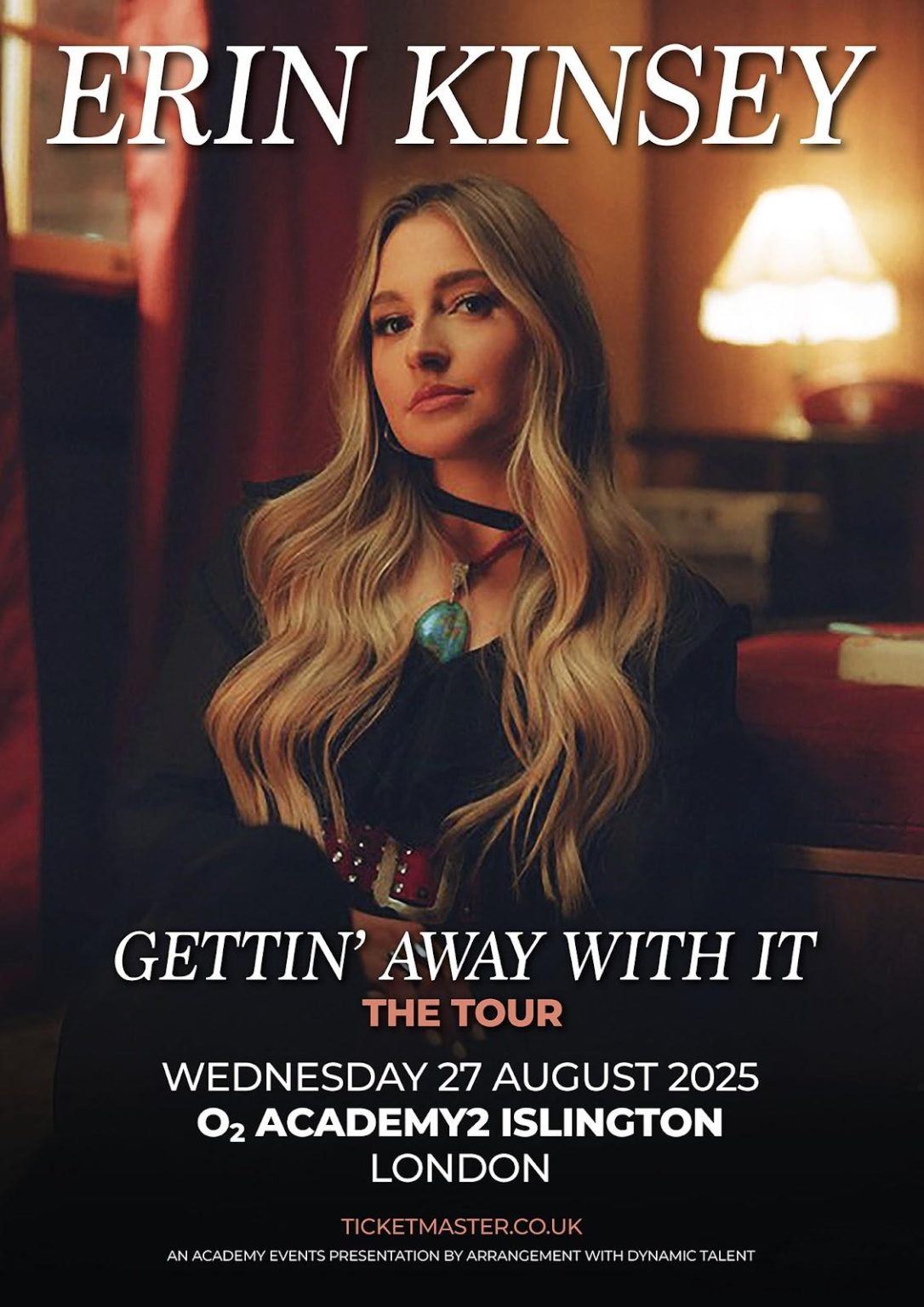 ERIN KINSEY ANNOUNCES LONDON HEADLINE SHOW AND PERFORMANCE AT THE LONG ...