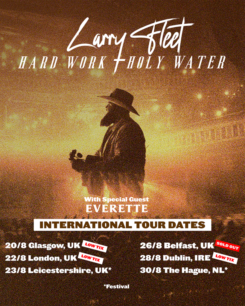 LARRY FLEET RETURNS TO THE UK & EUROPE FOR ‘HARD WORK AND HOLY WATER ...